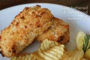Oven Baked Beer Battered Fish Recipe