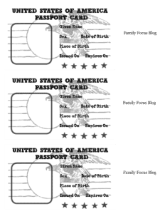 Printable Passport For Kids- Fun Educational Craft