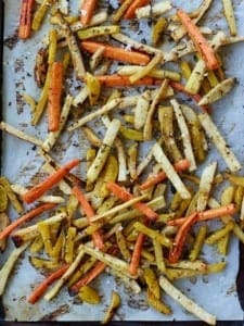 Maple-Balsamic Root Vegetable Fries Recipe