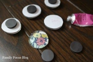 Pretty DIY Magnets For Mother's Day