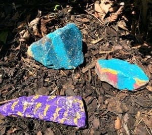 Colorful Painted Garden Rocks Tutorial - Family Focus Blog