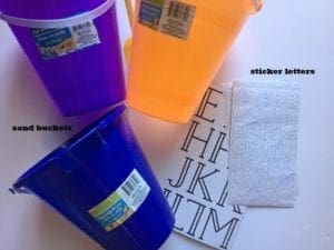 How To Make Personalized Buckets For Kids - Family Focus Blog