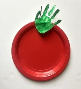 Apple Handprint Craft for Preschoolers - Family Focus Blog