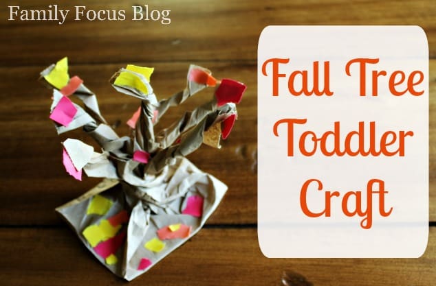 Fall Preschool Paper Bag 3D Tree Craft
