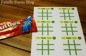 St. Patrick's Day Tic Tac Toe Board Printable