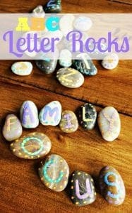 Alphabet Painted Rocks Tutorial - Family Focus Blog