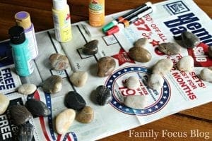 Alphabet Painted Rocks Tutorial - Family Focus Blog