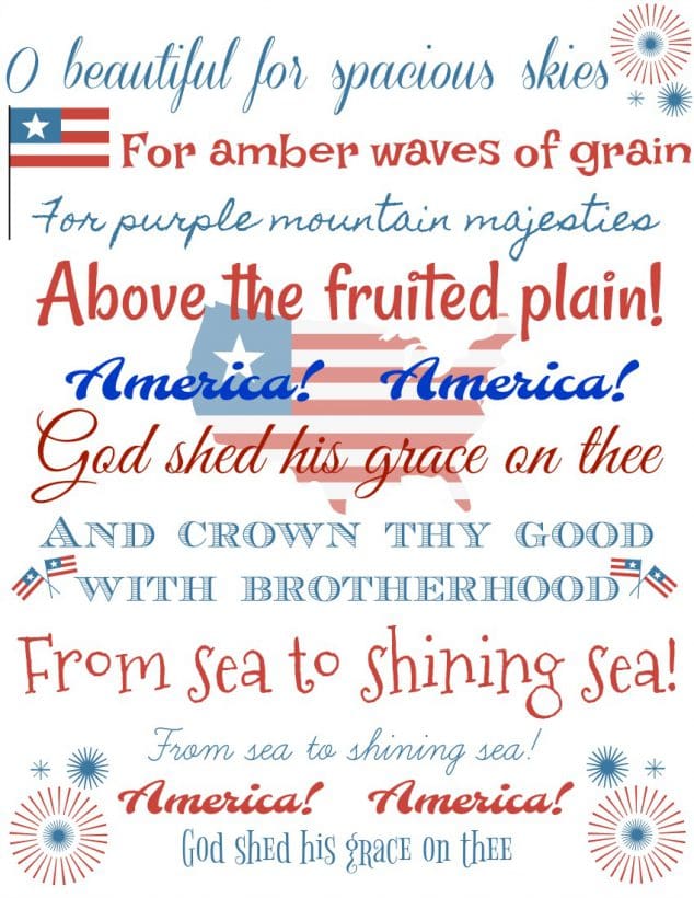 Fun & Patriotic Printable 4th of July Decorations