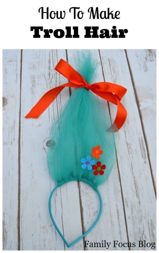 Enjoy Cute DIY Troll Hair With Fun Trolls Headband Craft