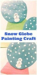 Snow Globe Winter Art For Kids - Family Focus Blog