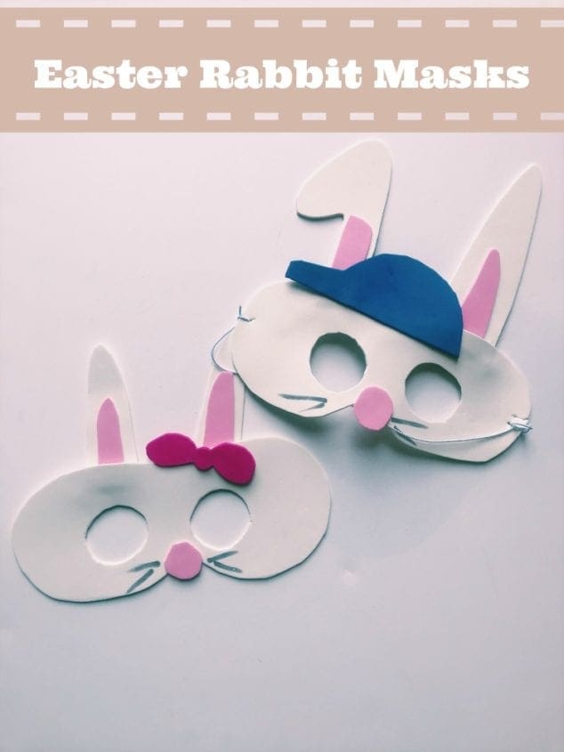 Cute Easter Bunny Mask Tutorial