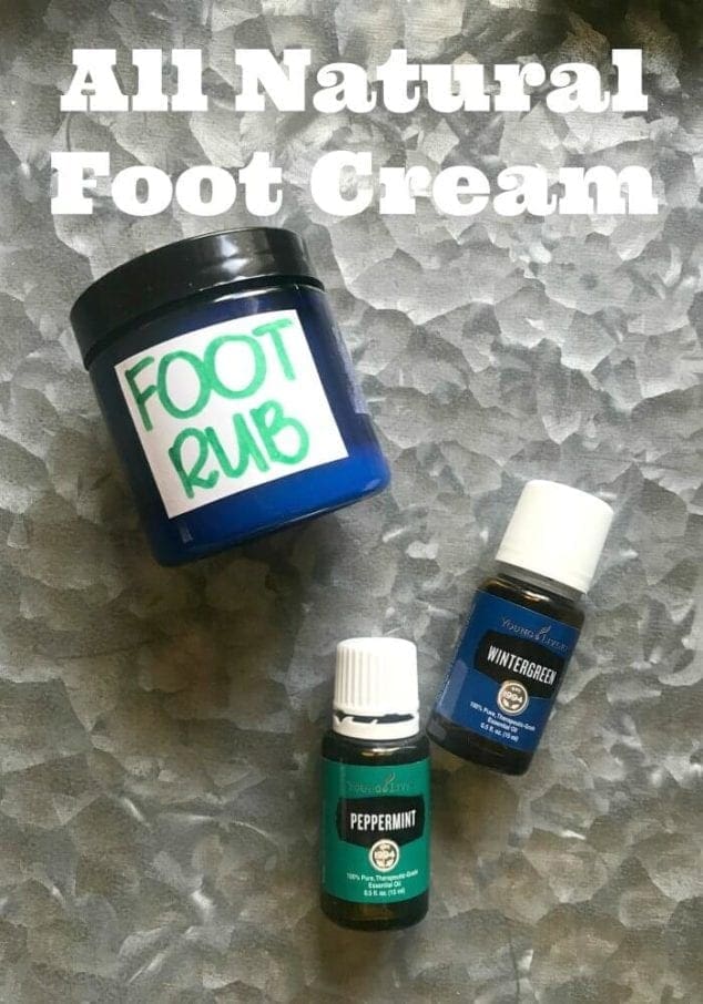 Cooling Homemade Foot Cream With Coconut Oil