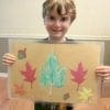 Preschool Placemat Craft With Fall Leaves - Family Focus Blog