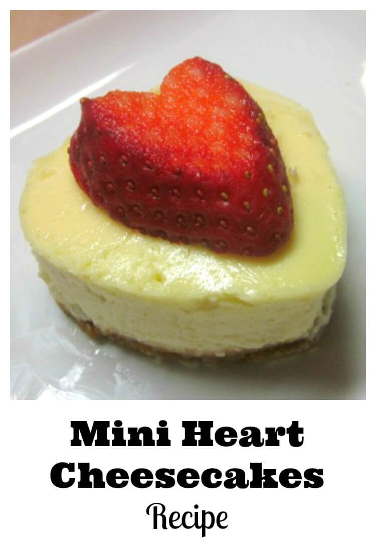 Individual Sized Heart Shaped Cheesecake Recipe