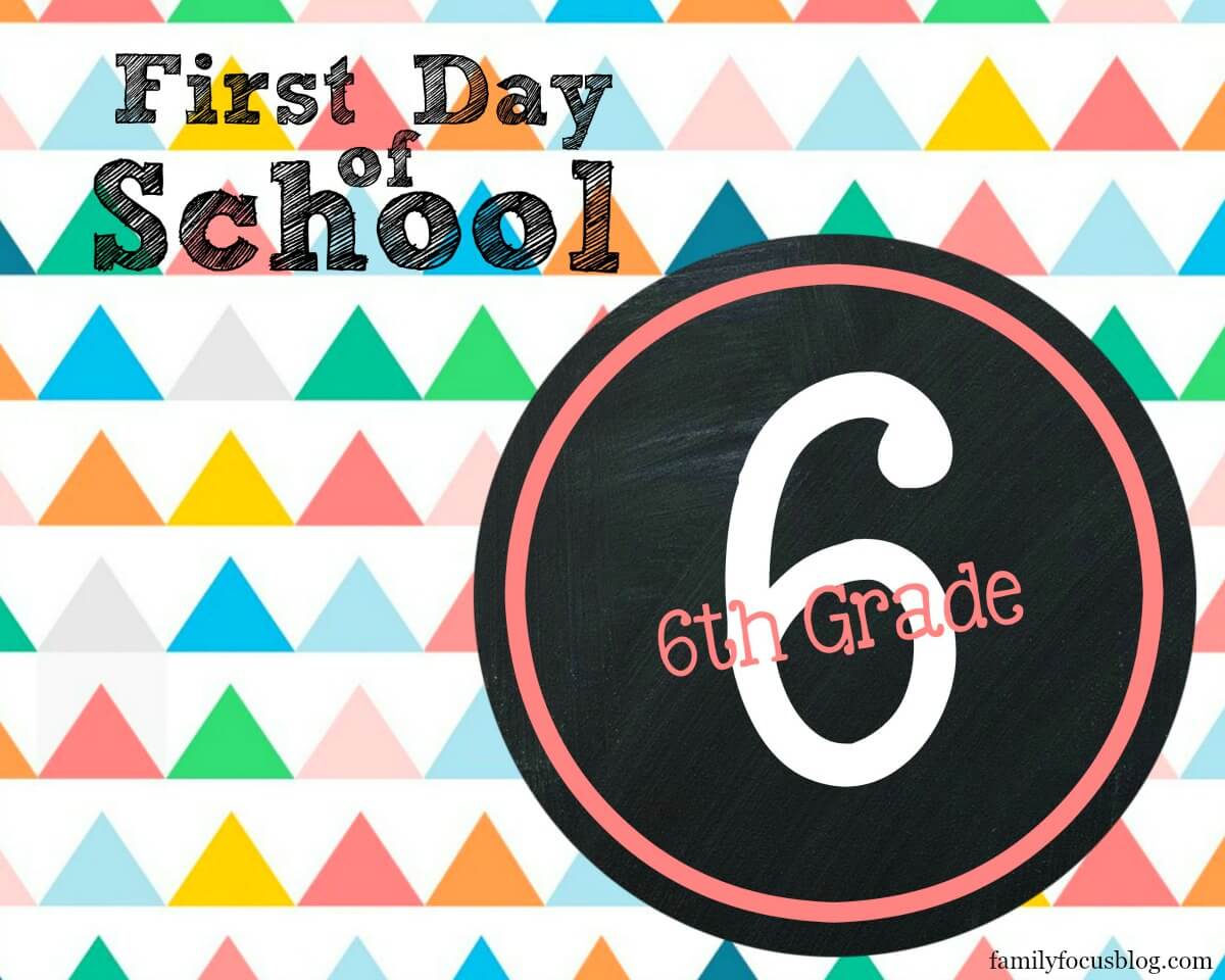 First Day Of School Signs [Free Printable PDFs]