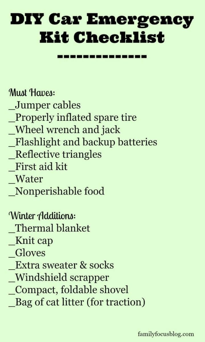 Essential Items for Your Car Emergency Kit