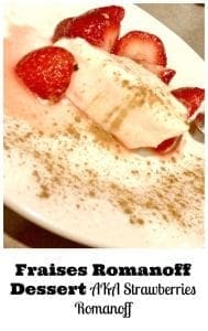 Fraises Romanoff Recipe- Fresh Strawberry Dessert