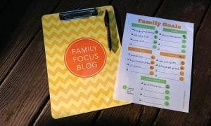 Family Goals [Examples and Goal Setting Worksheet]