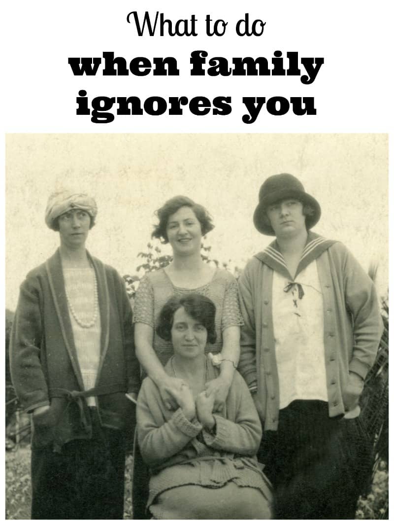 When Family Ignores You - Family Focus Blog