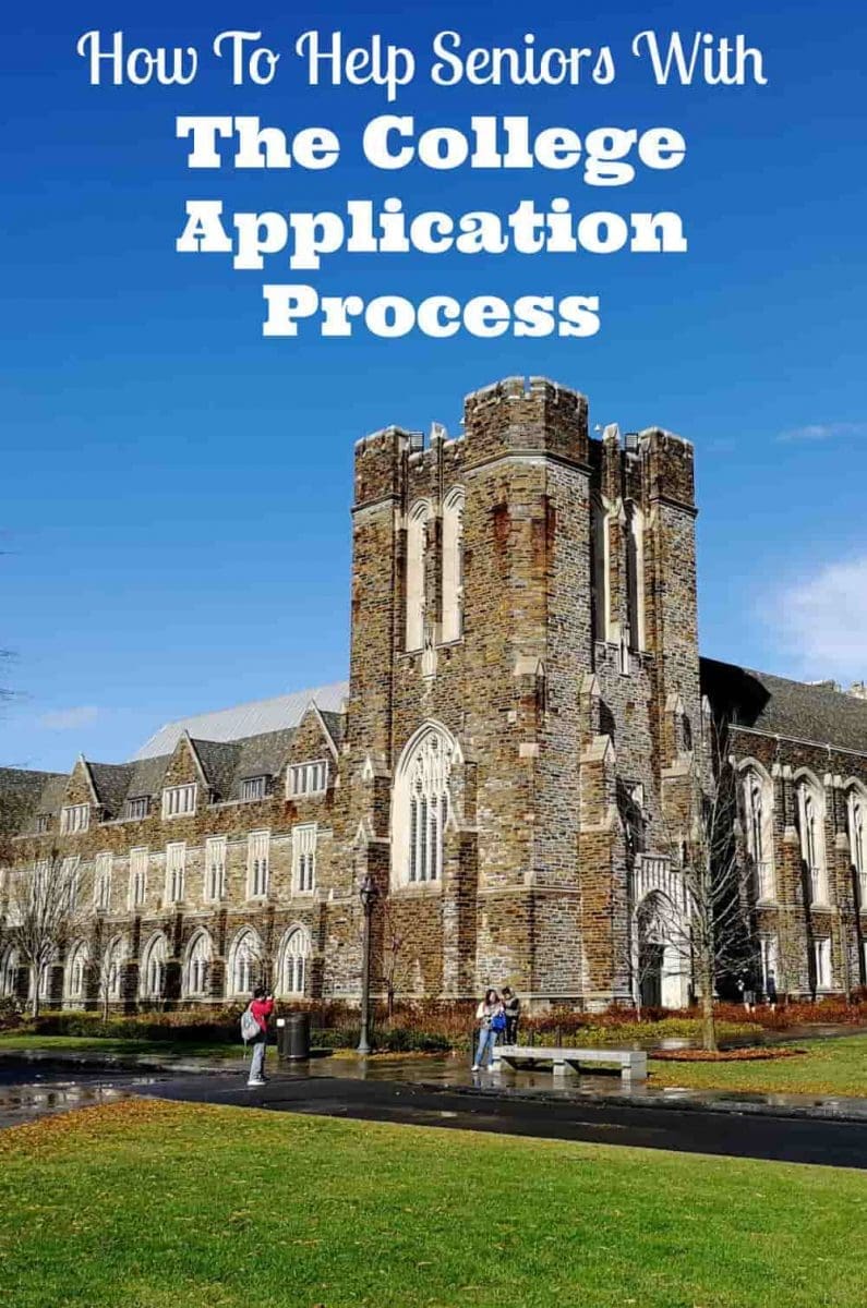 How To Help Seniors With The College Application Process