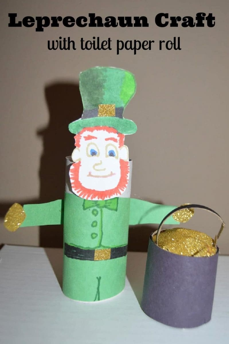 Leprechaun Craft With Toilet Paper Rolls