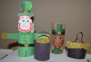 Leprechaun Craft With Toilet Paper Rolls