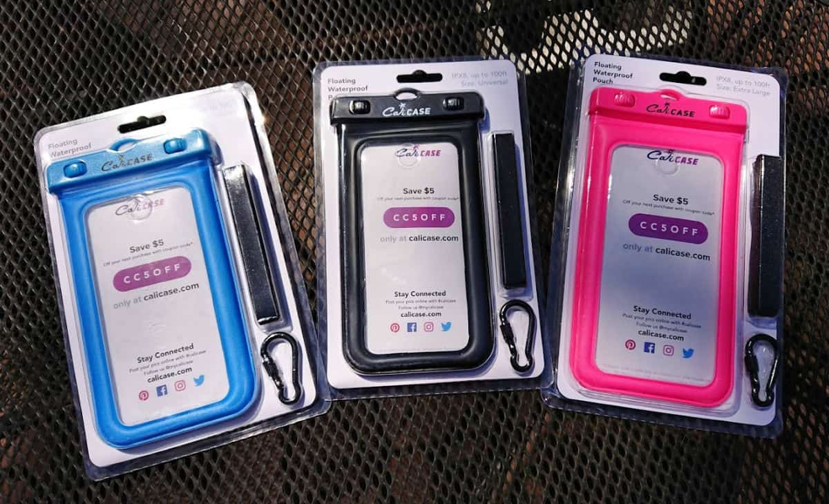 Calicase Review: Floating Waterproof Phone Case - Family Focus Blog