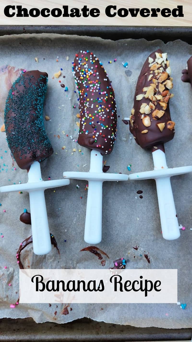 Frozen Chocolate Covered Bananas- So Easy And So Good!