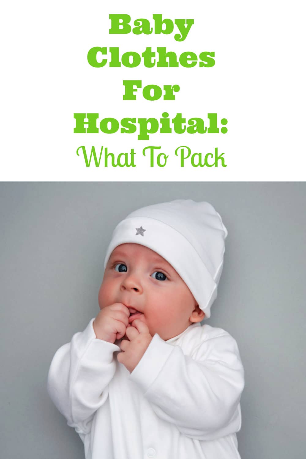 List Of Essential Baby Clothes For Hospital Bag