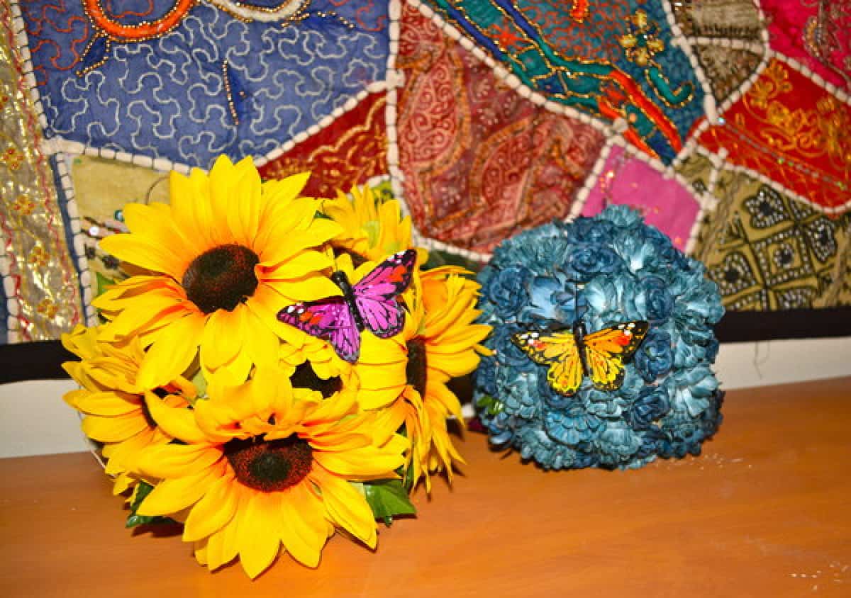 How To Make Hanging Flower Balls - Family Focus Blog