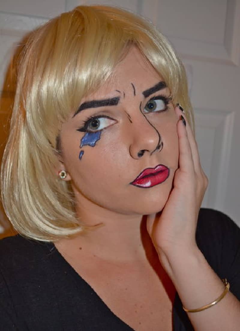Easy Comic Book Makeup Tutorial - Family Focus Blog