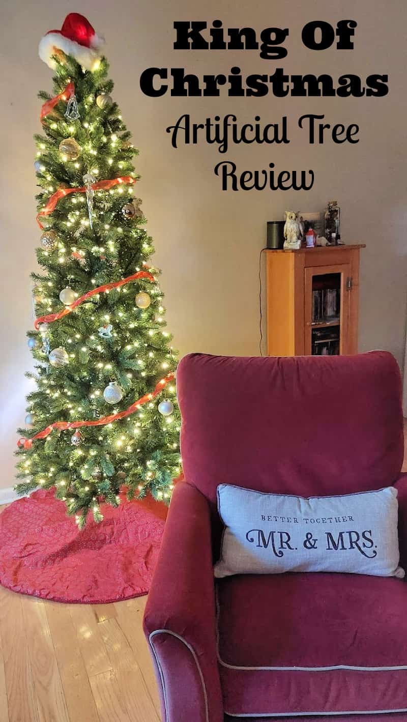 King Of Christmas Review: Slim Artificial Christmas Tree With Lights